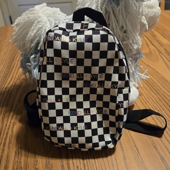 Kendall & Kylie | Bags | New New Kendall Kylie Black White Check W ...
